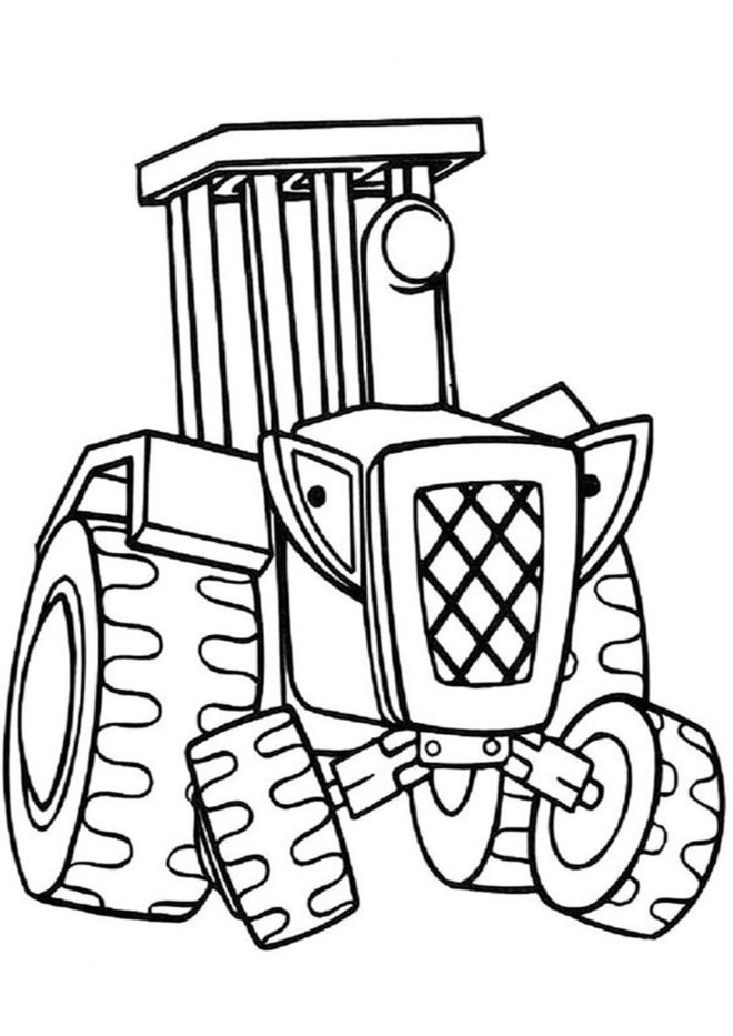 Free & Easy To Print Tractor Coloring Pages - Tulamama