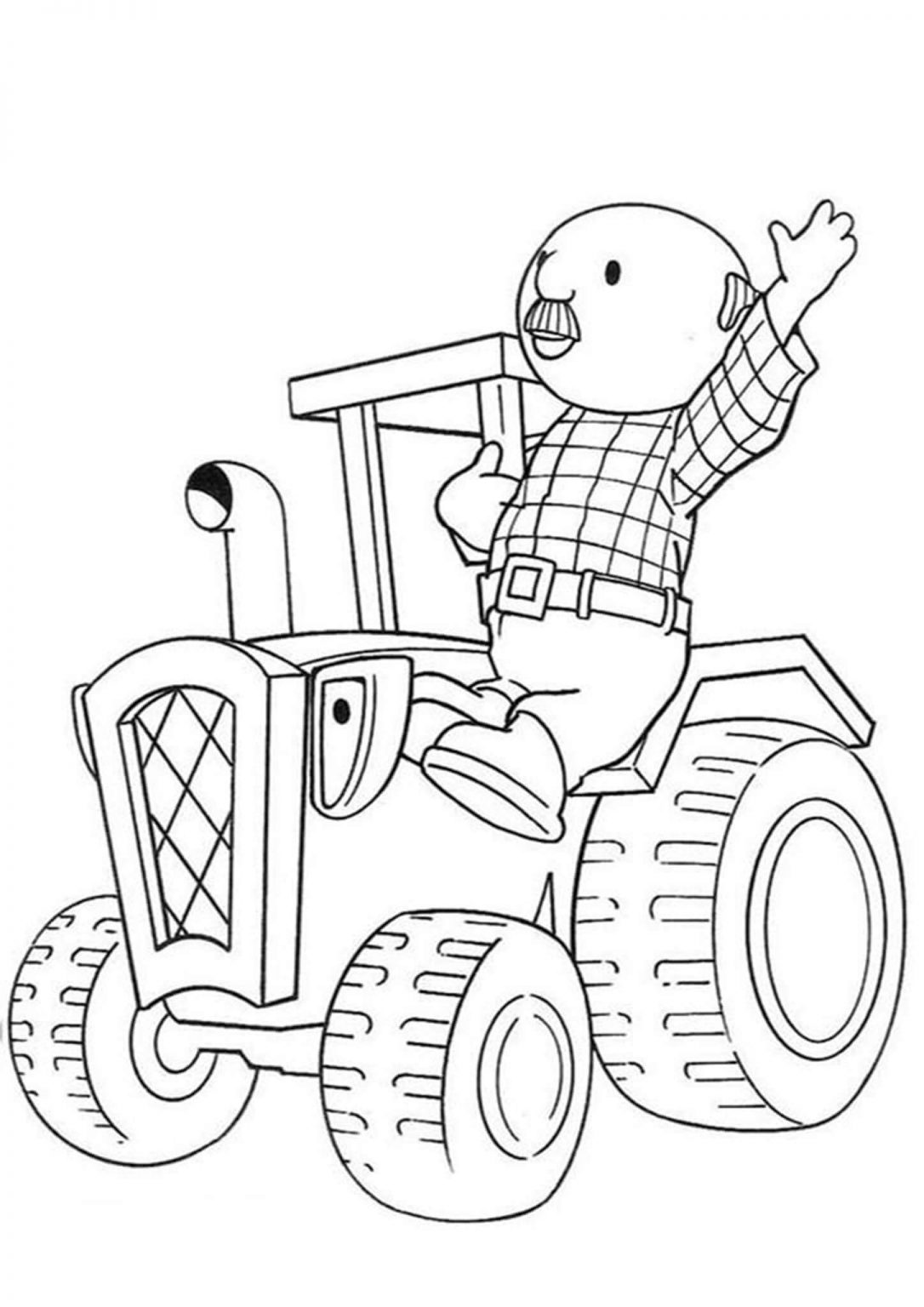 Free & Easy To Print Tractor Coloring Pages - Tulamama