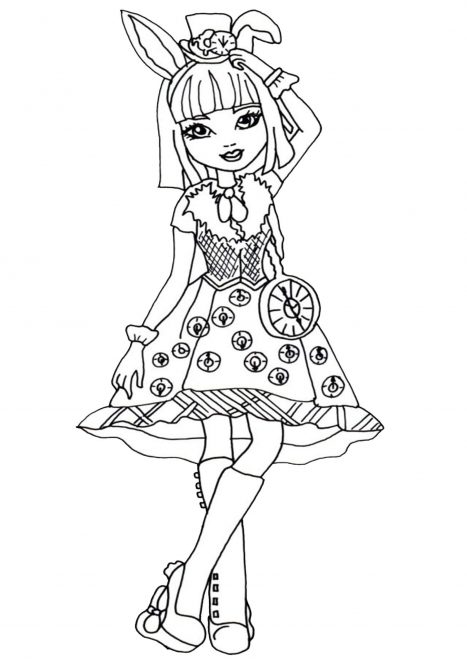 Free & Easy To Print Ever After High Coloring Pages - Tulamama