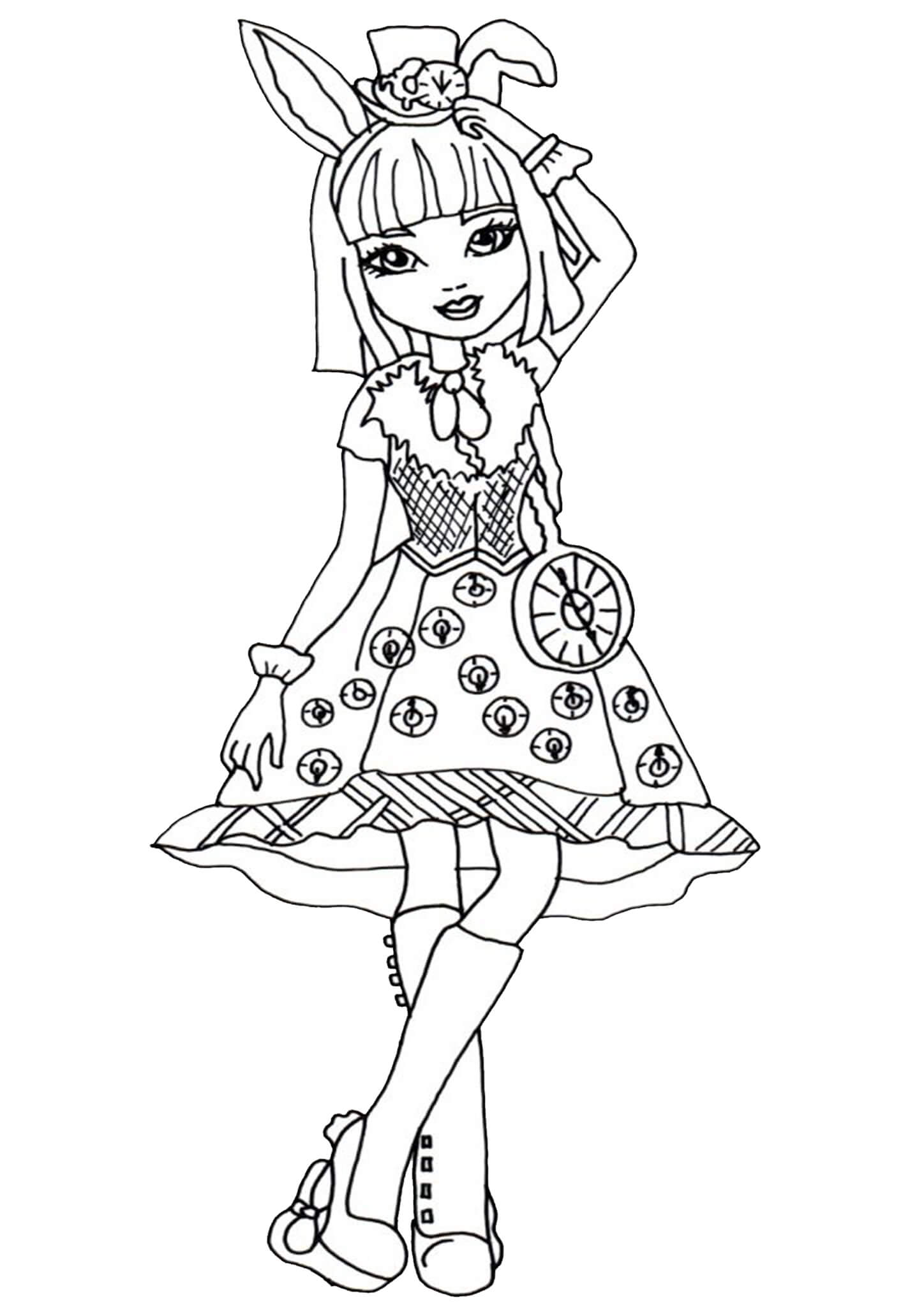 Free & Easy To Print Ever After High Coloring Pages - Tulamama
