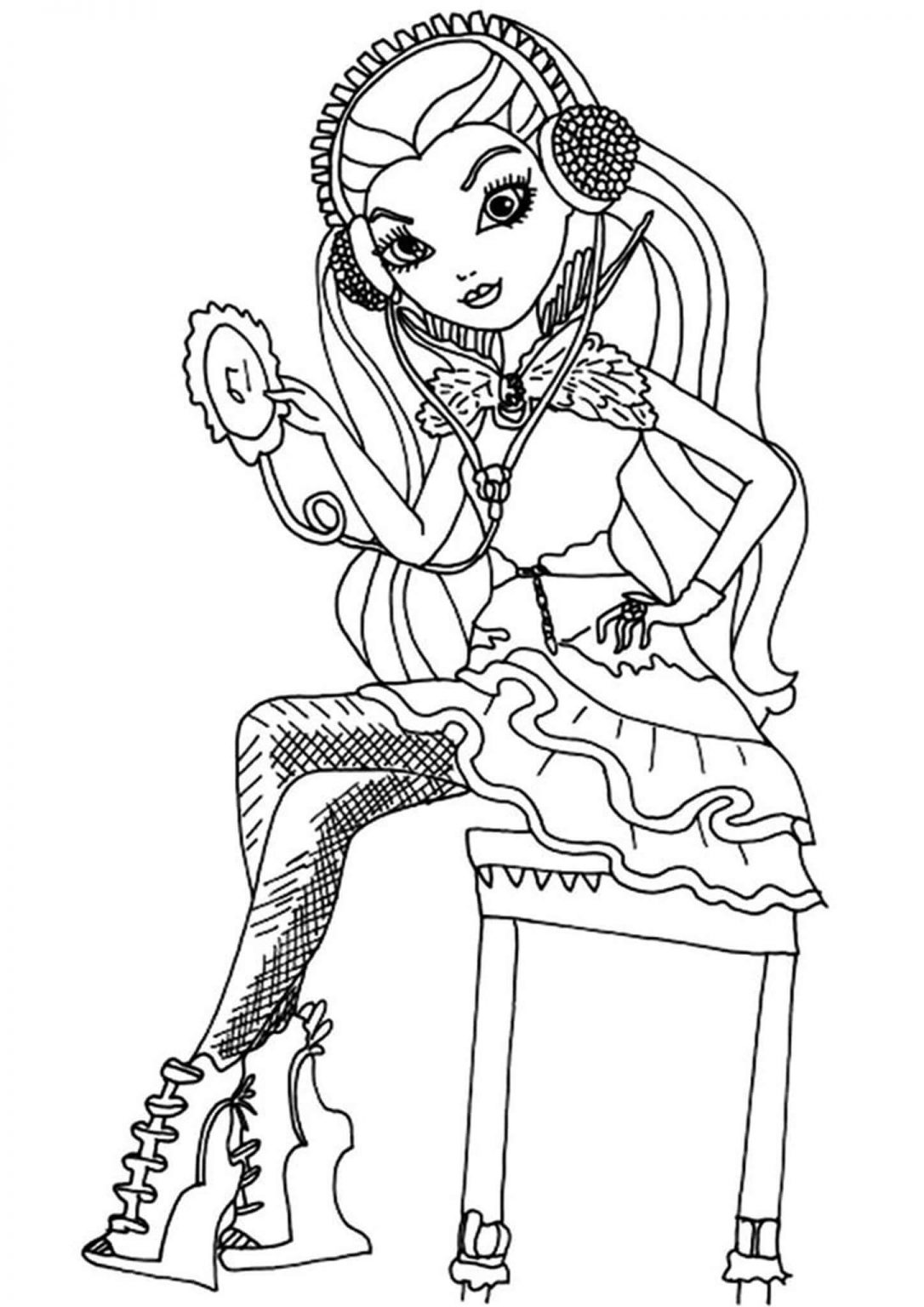 Free & Easy To Print Ever After High Coloring Pages - Tulamama