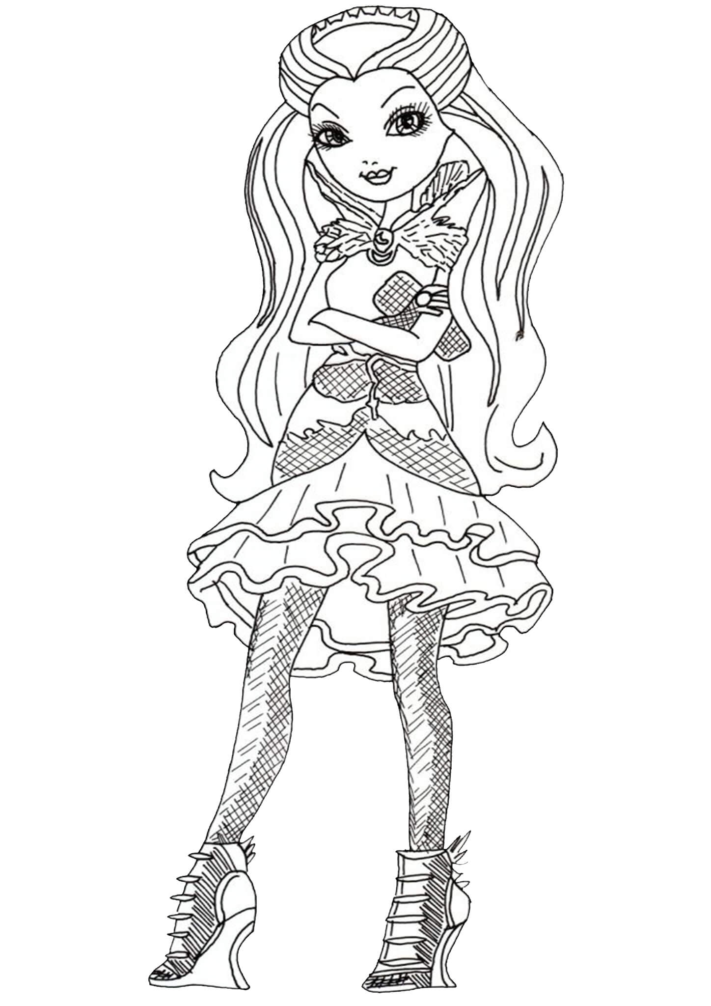 Free & Easy To Print Ever After High Coloring Pages - Tulamama