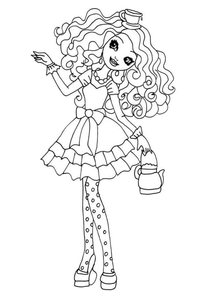 Free & Easy To Print Ever After High Coloring Pages - Tulamama