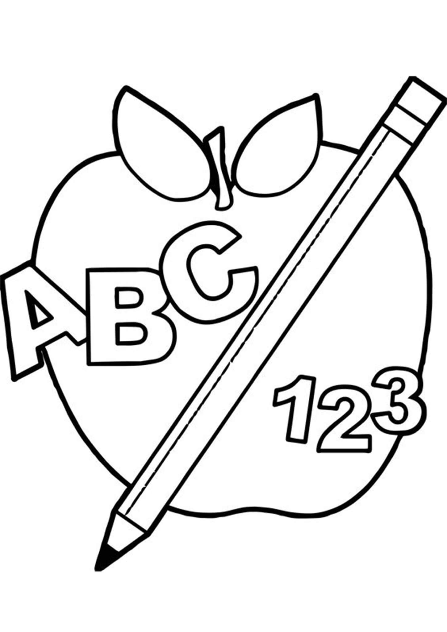 Free & Easy To Print School Coloring Pages - Tulamama