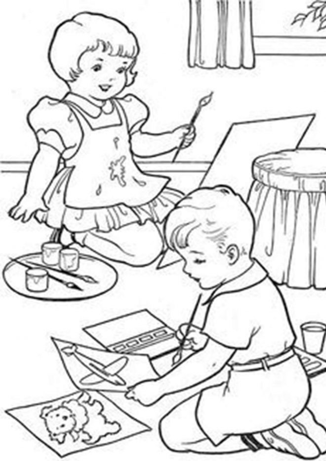 Free & Easy To Print School Coloring Pages - Tulamama
