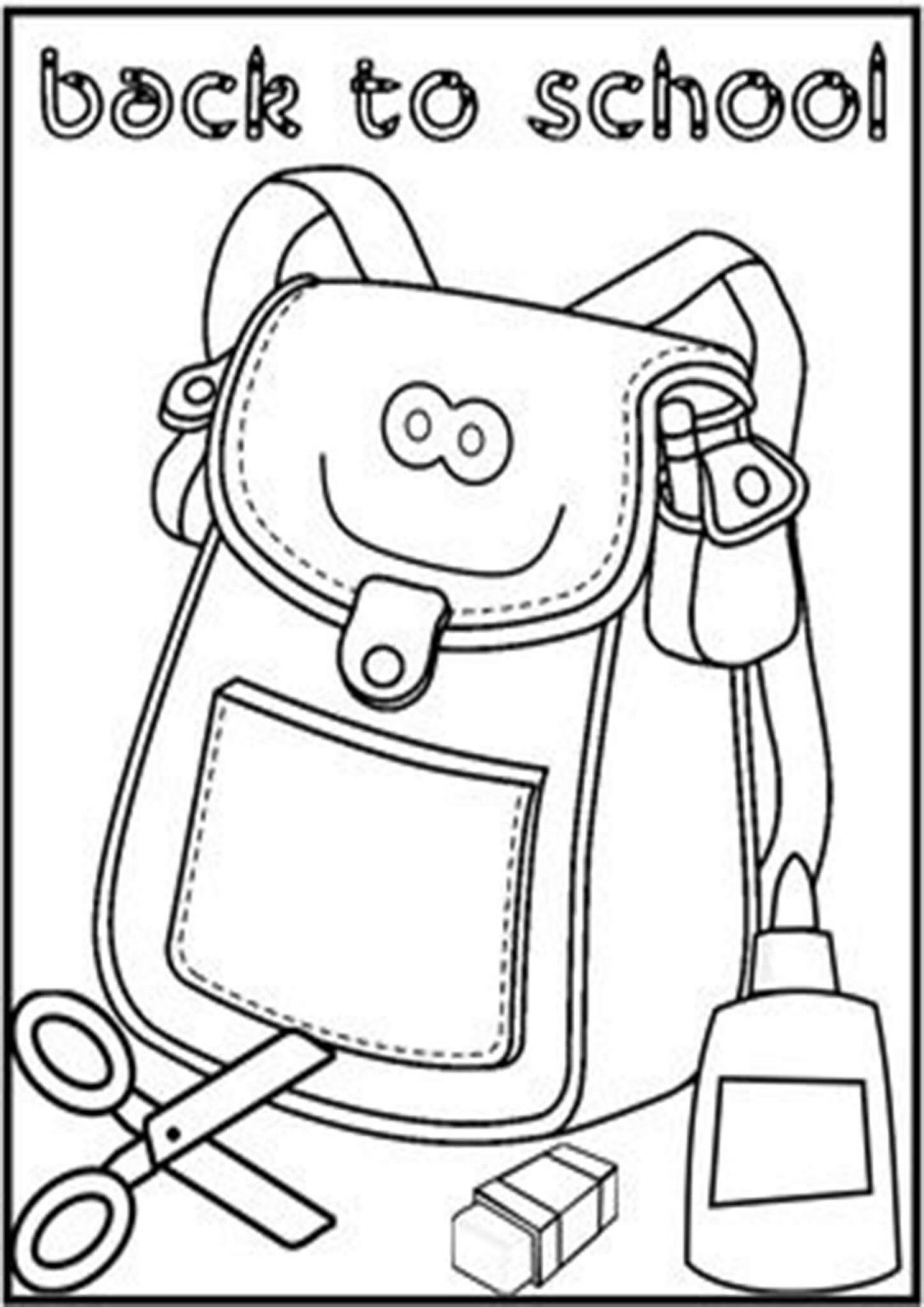 Free & Easy To Print School Coloring Pages - Tulamama