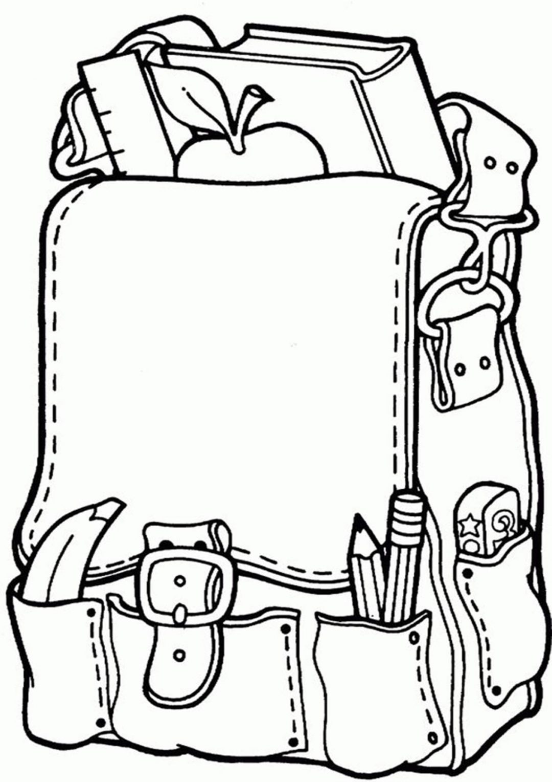 Free & Easy To Print School Coloring Pages - Tulamama