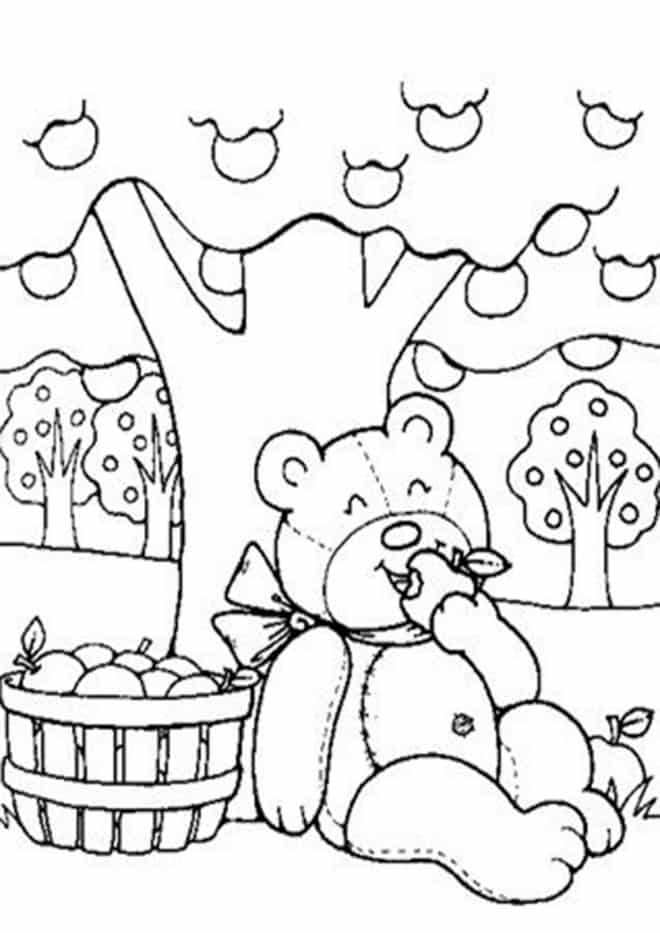 Free & Easy To Print Apple Coloring Pages - Tulamama
