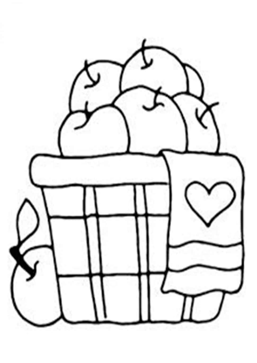 Free & Easy To Print Apple Coloring Pages - Tulamama