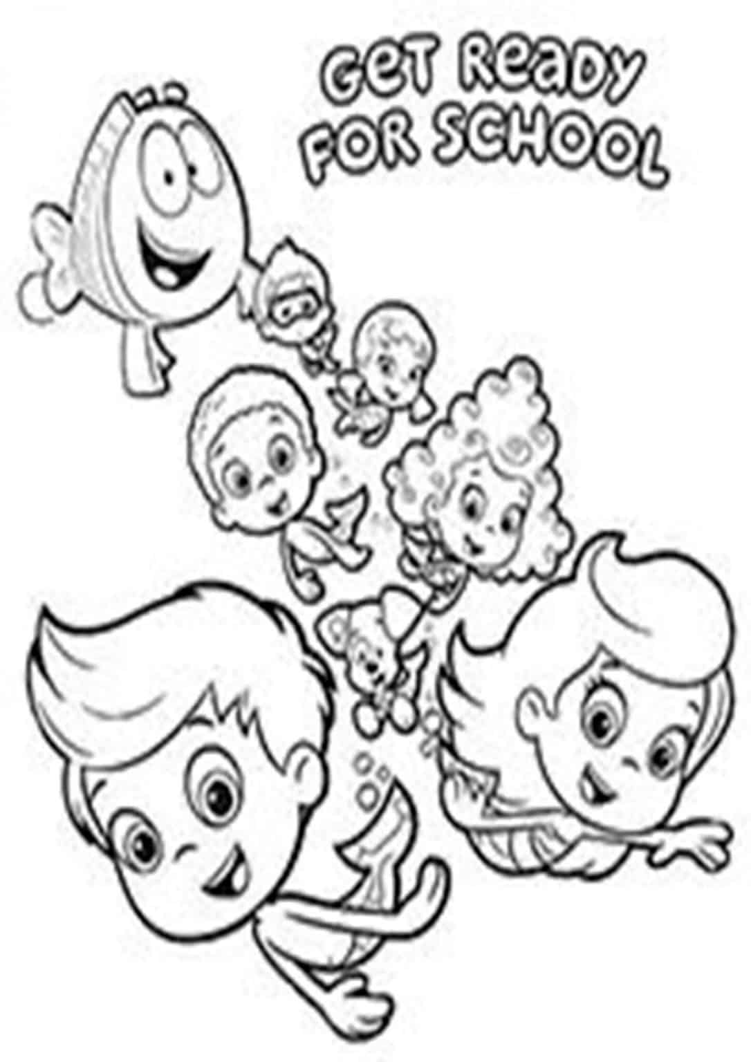 Free & Easy To Print Bubble Guppies Coloring Pages - Tulamama