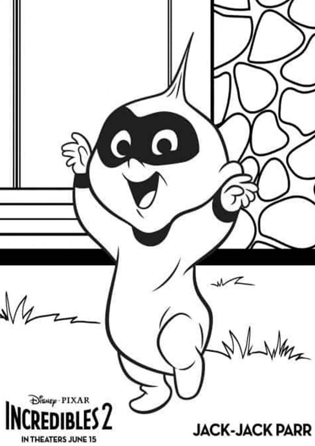 Free & Easy To Print Incredibles Coloring Pages - Tulamama