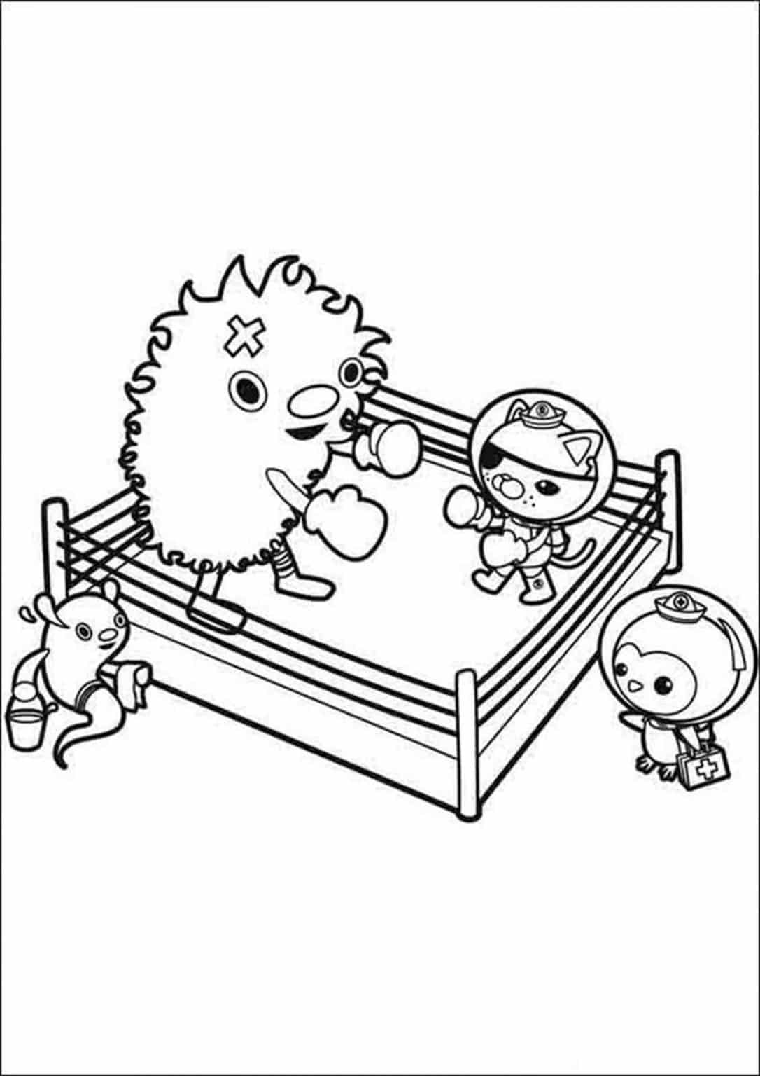 Free & Easy To Print Octonauts Coloring Pages - Tulamama