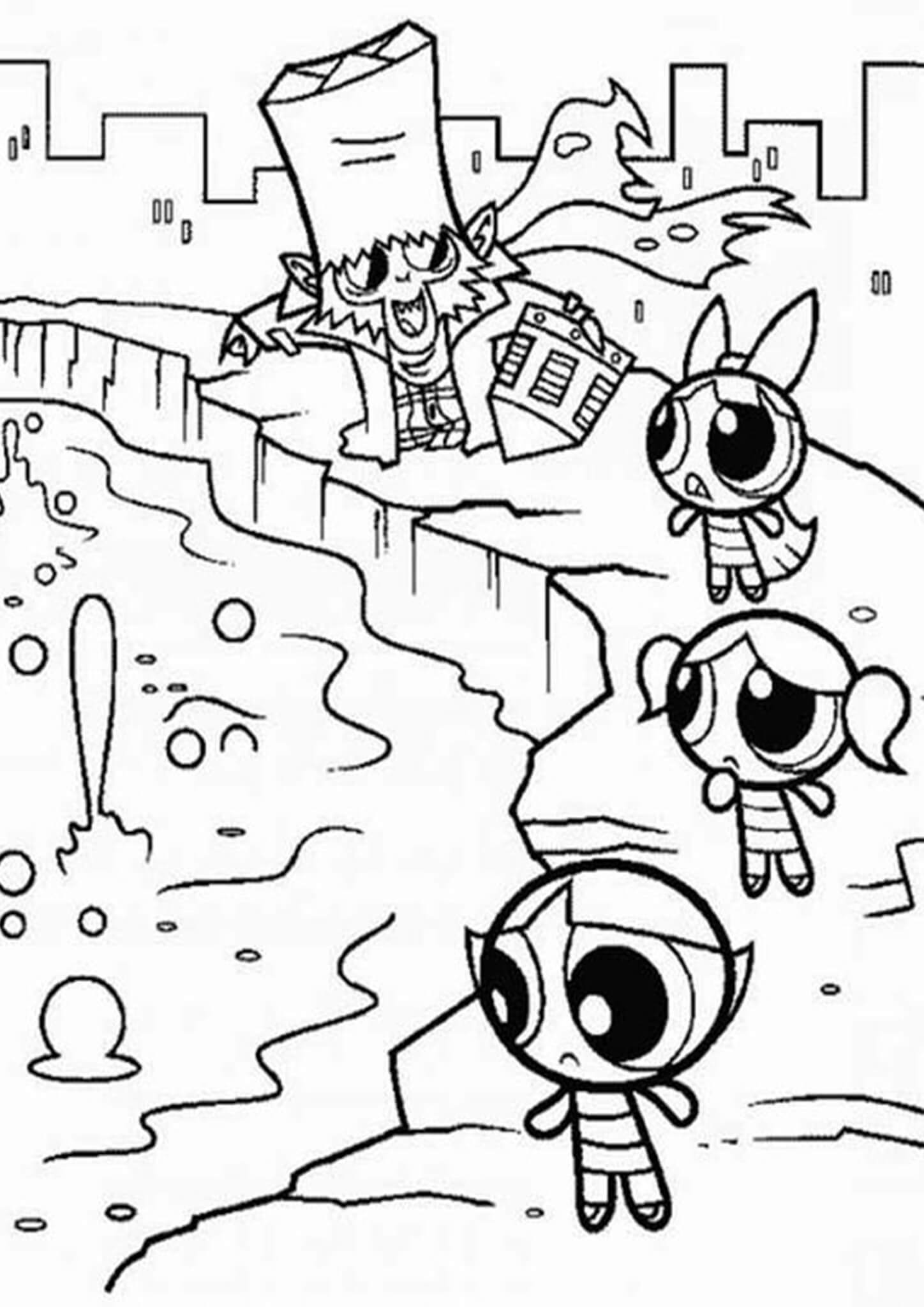 Free & Easy To Print Powerpuff Girls Coloring Pages - Tulamama