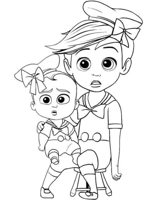 Free & Easy To Print Boss Baby Coloring Pages - Tulamama