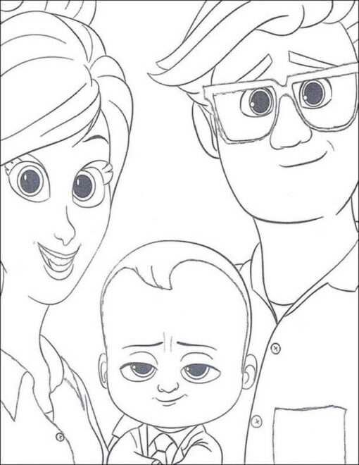 Free & Easy To Print Boss Baby Coloring Pages - Tulamama