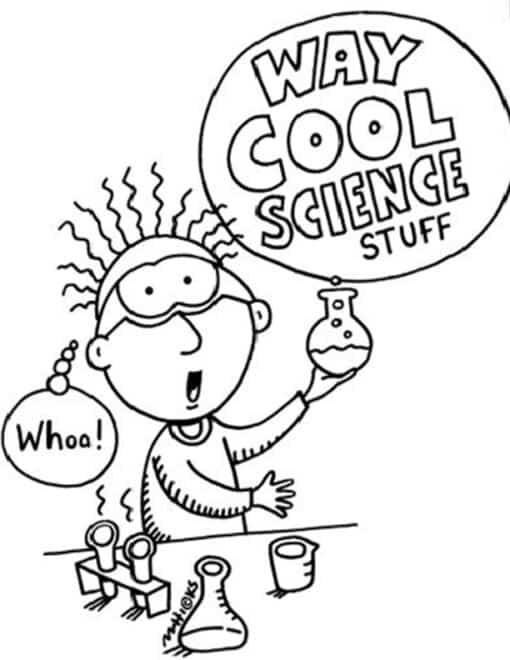 Free & Easy To Print Science Coloring Pages - Tulamama