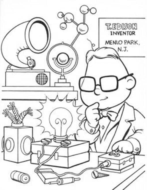 Free & Easy To Print Science Coloring Pages - Tulamama