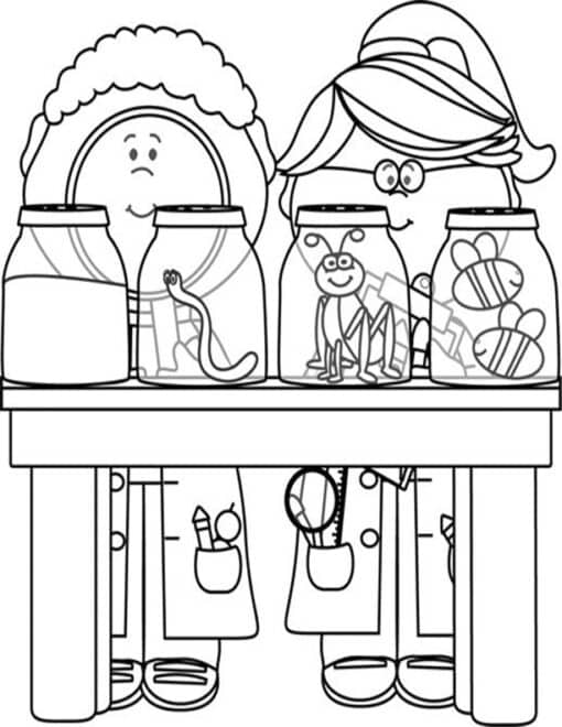 Free & Easy To Print Science Coloring Pages - Tulamama