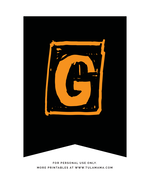 Easy DIY Halloween Banner | Free Printable - Tulamama