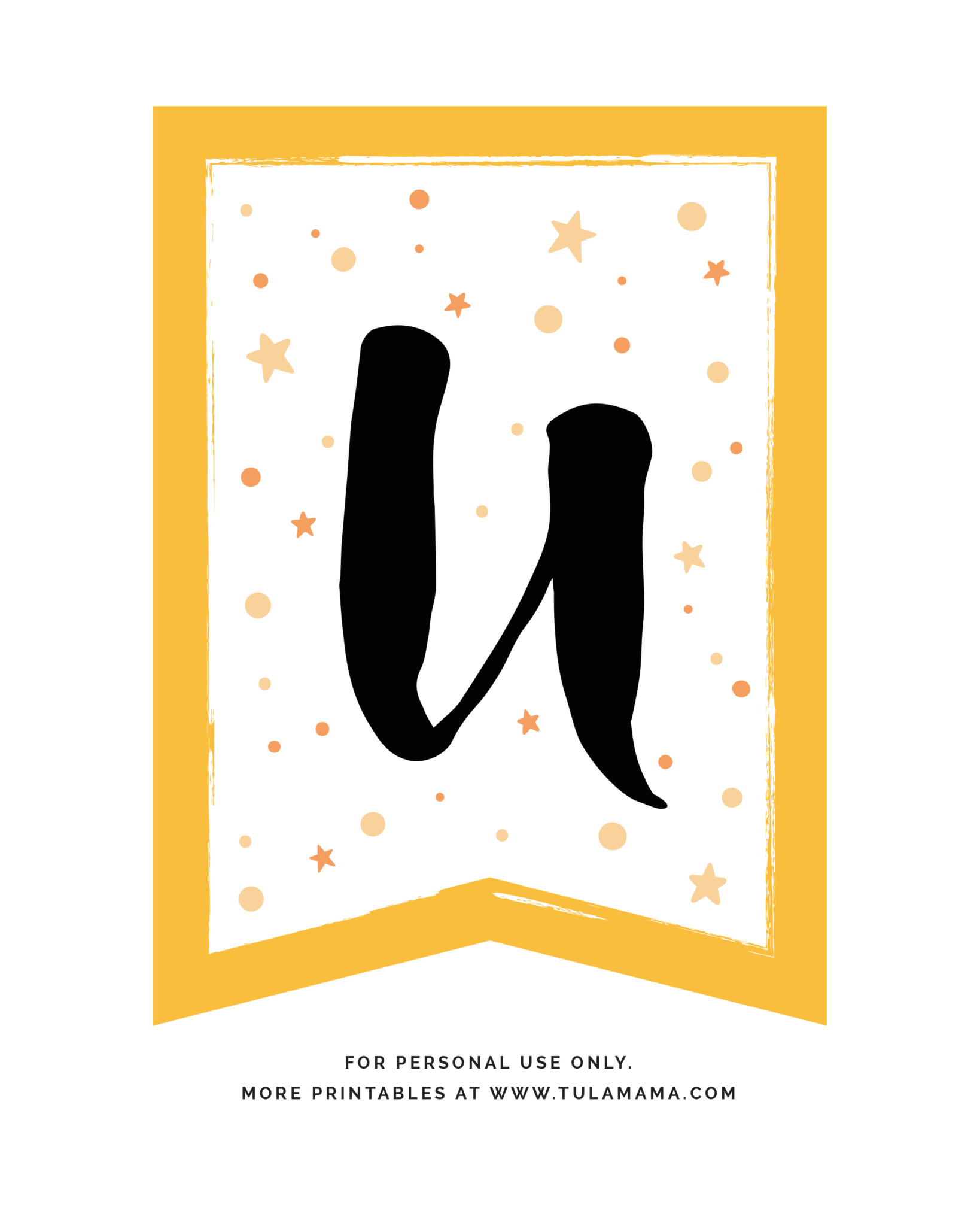 Free Printable Halloween Letters - Tulamama