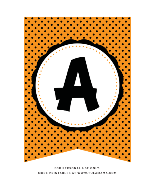 Halloween Alphabet Letters | Free Printables - Tulamama