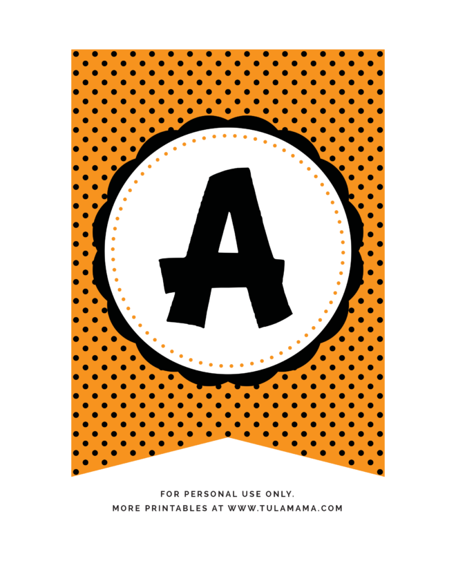 Halloween Alphabet Letters | Free Printables - Tulamama