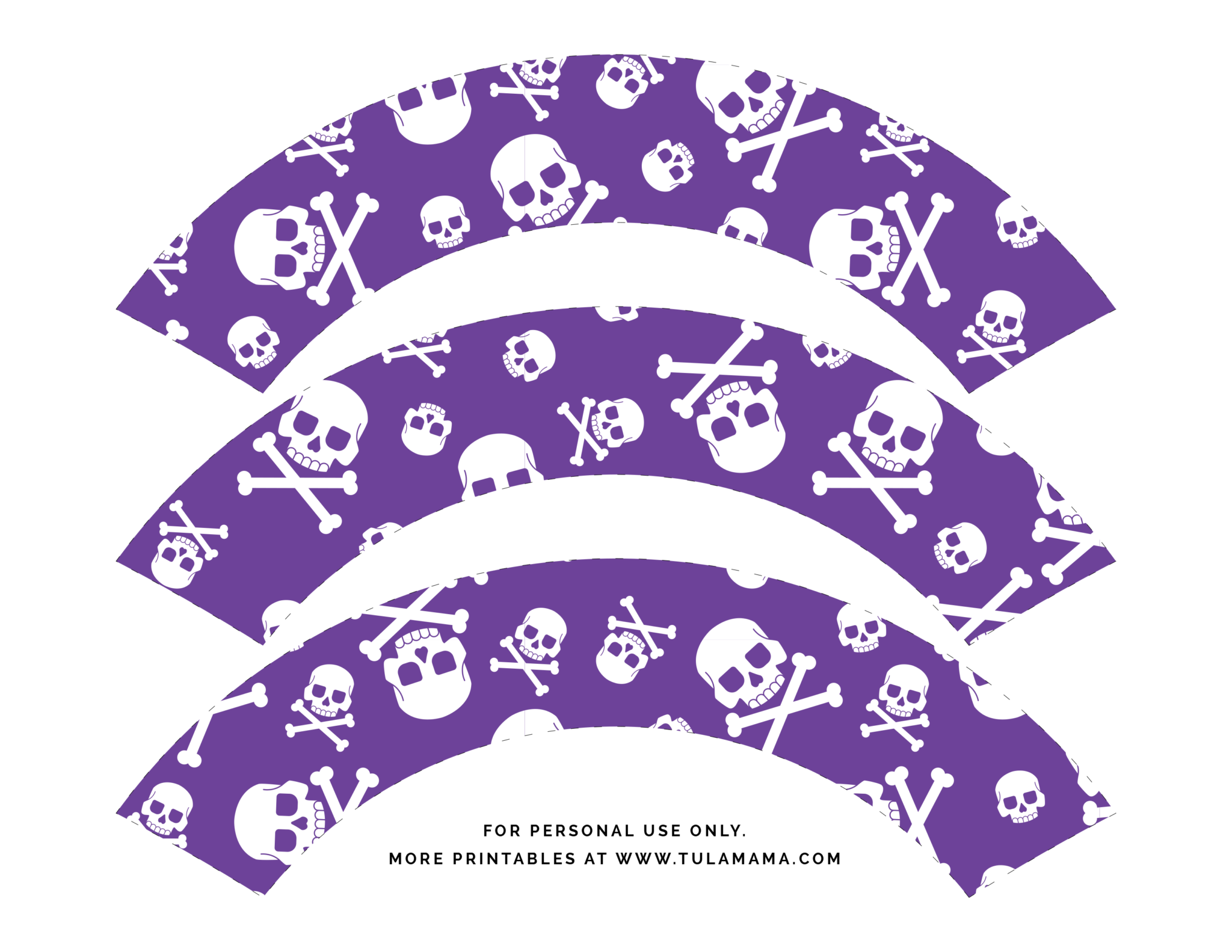 Oh-So-Cute Halloween Cupcake Wrappers | Free Printables - Tulamama