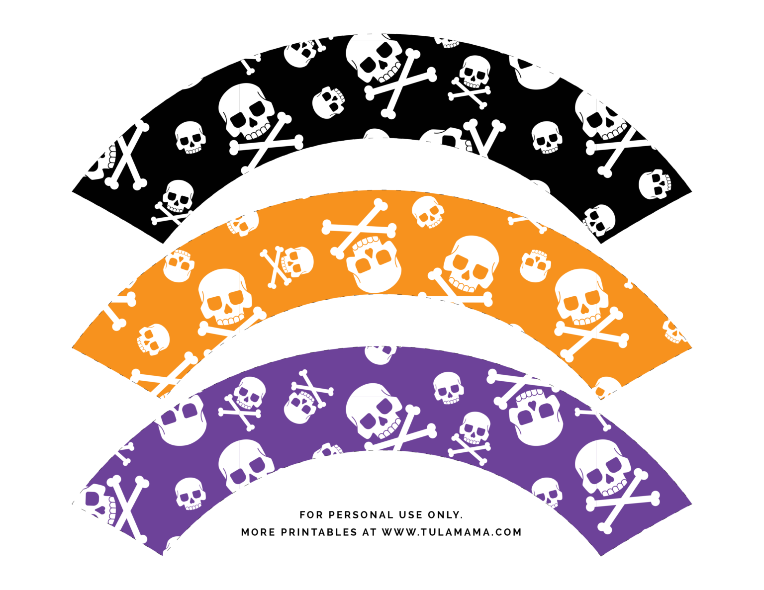 Oh-So-Cute Halloween Cupcake Wrappers | Free Printables - Tulamama