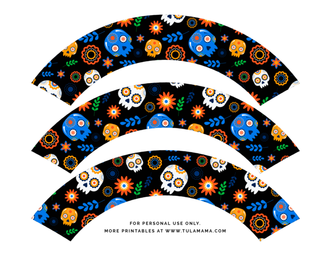 Oh-So-Cute Halloween Cupcake Wrappers | Free Printables - Tulamama