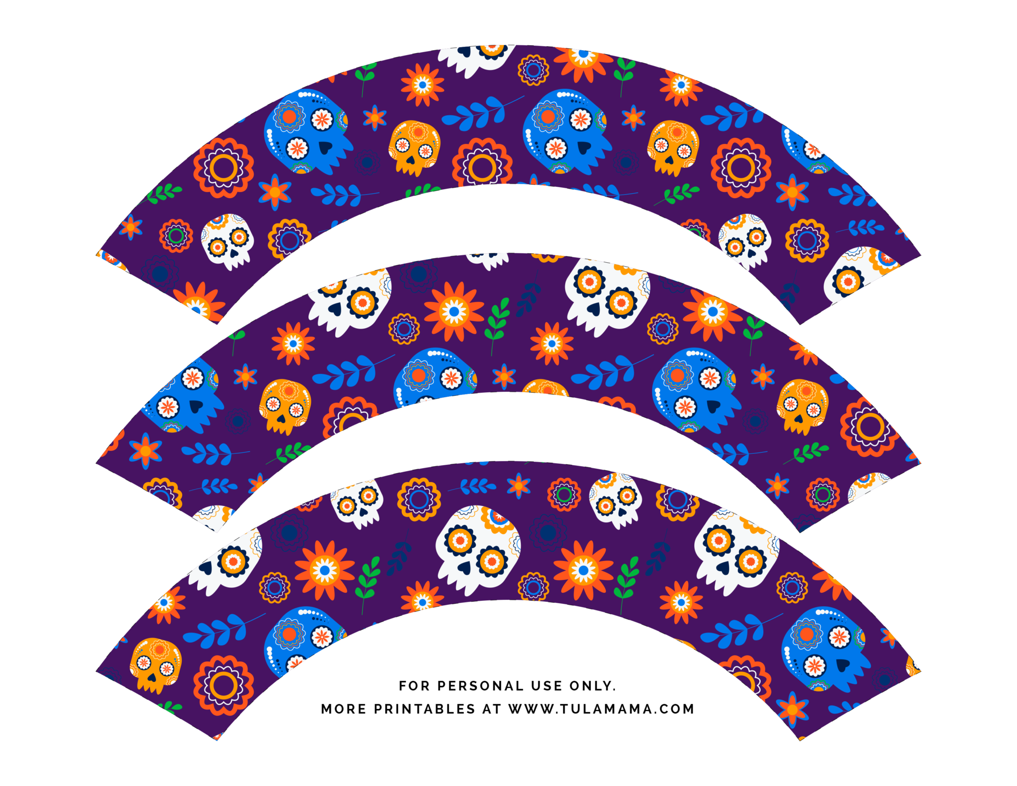 Oh-So-Cute Halloween Cupcake Wrappers | Free Printables - Tulamama