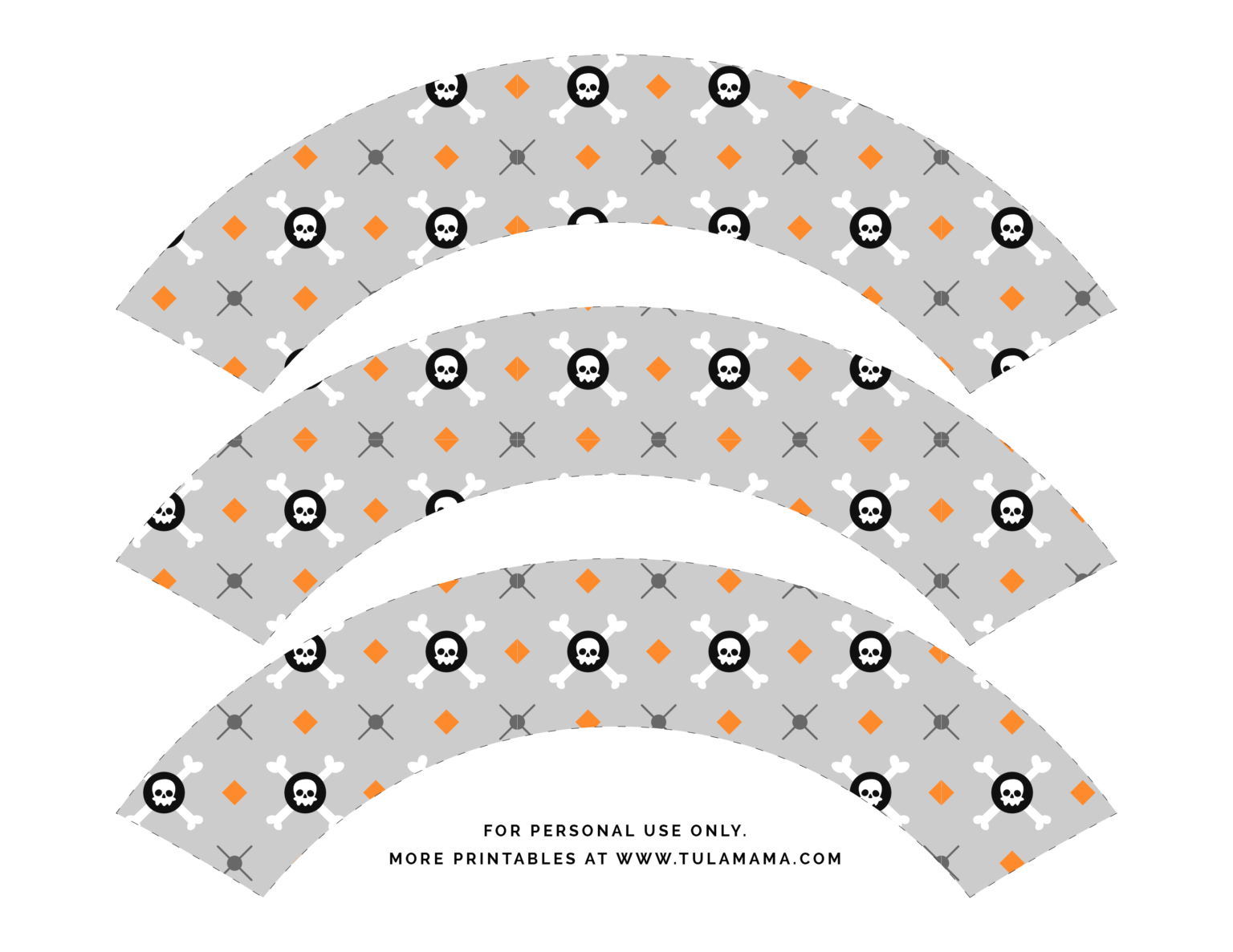 Oh-So-Cute Halloween Cupcake Wrappers | Free Printables - Tulamama