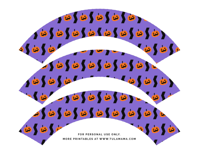 Oh-So-Cute Halloween Cupcake Wrappers | Free Printables - Tulamama