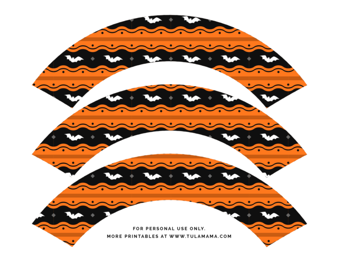 Oh-So-Cute Halloween Cupcake Wrappers | Free Printables - Tulamama