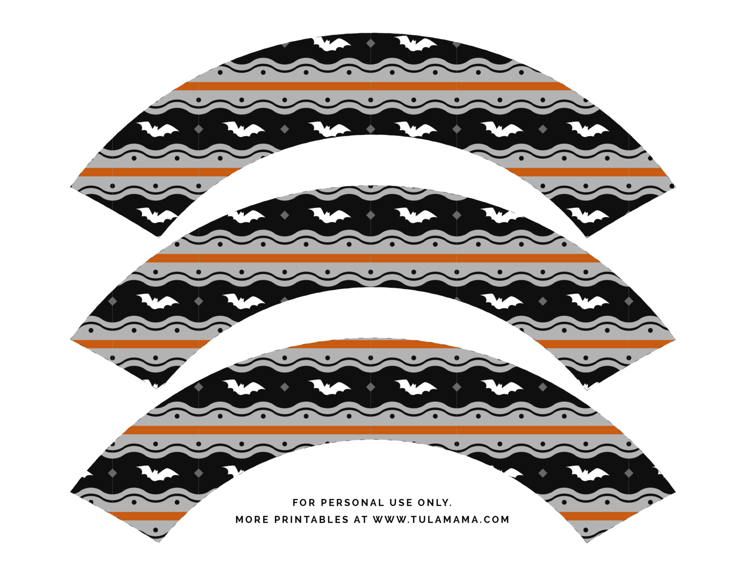 Oh-So-Cute Halloween Cupcake Wrappers | Free Printables - Tulamama