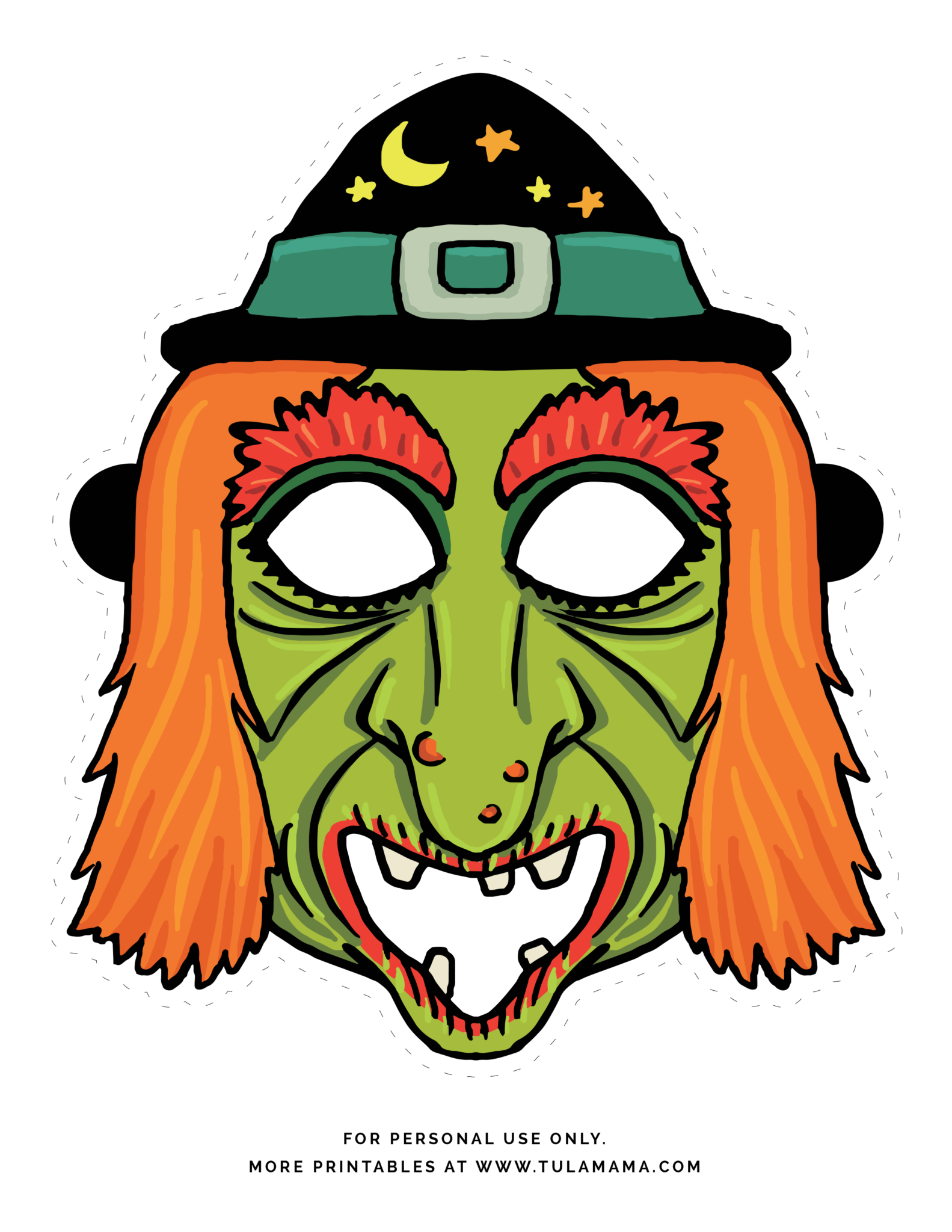 Free And Adorable Printable Halloween Masks - Tulamama
