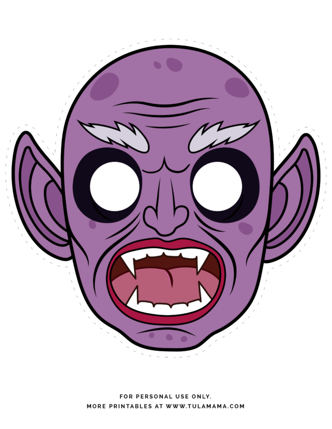 Free And Adorable Printable Halloween Masks - Tulamama