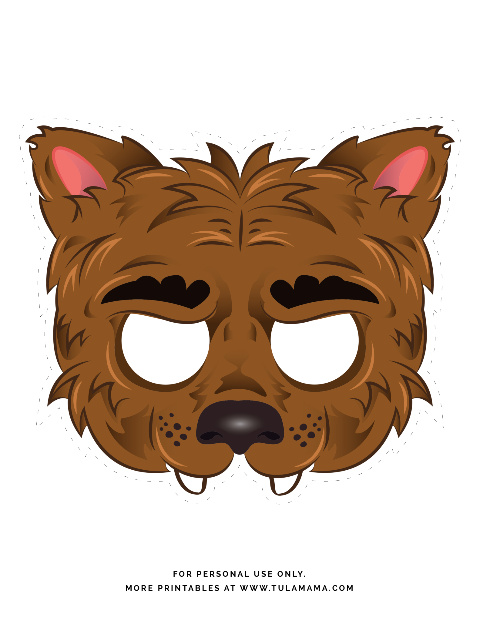 Free And Adorable Printable Halloween Masks - Tulamama