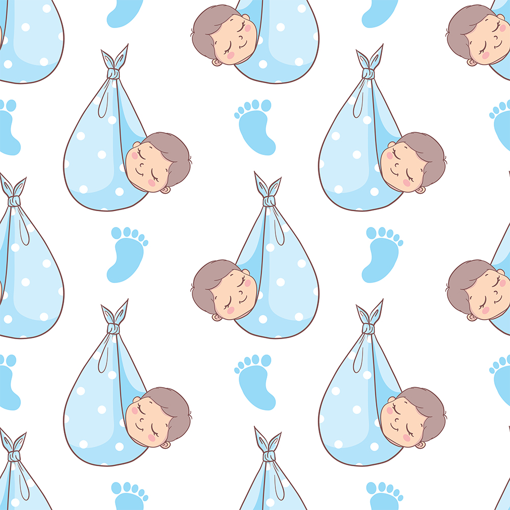 The Cutest Baby Boy Scrapbook Paper | Free Printable - Tulamama