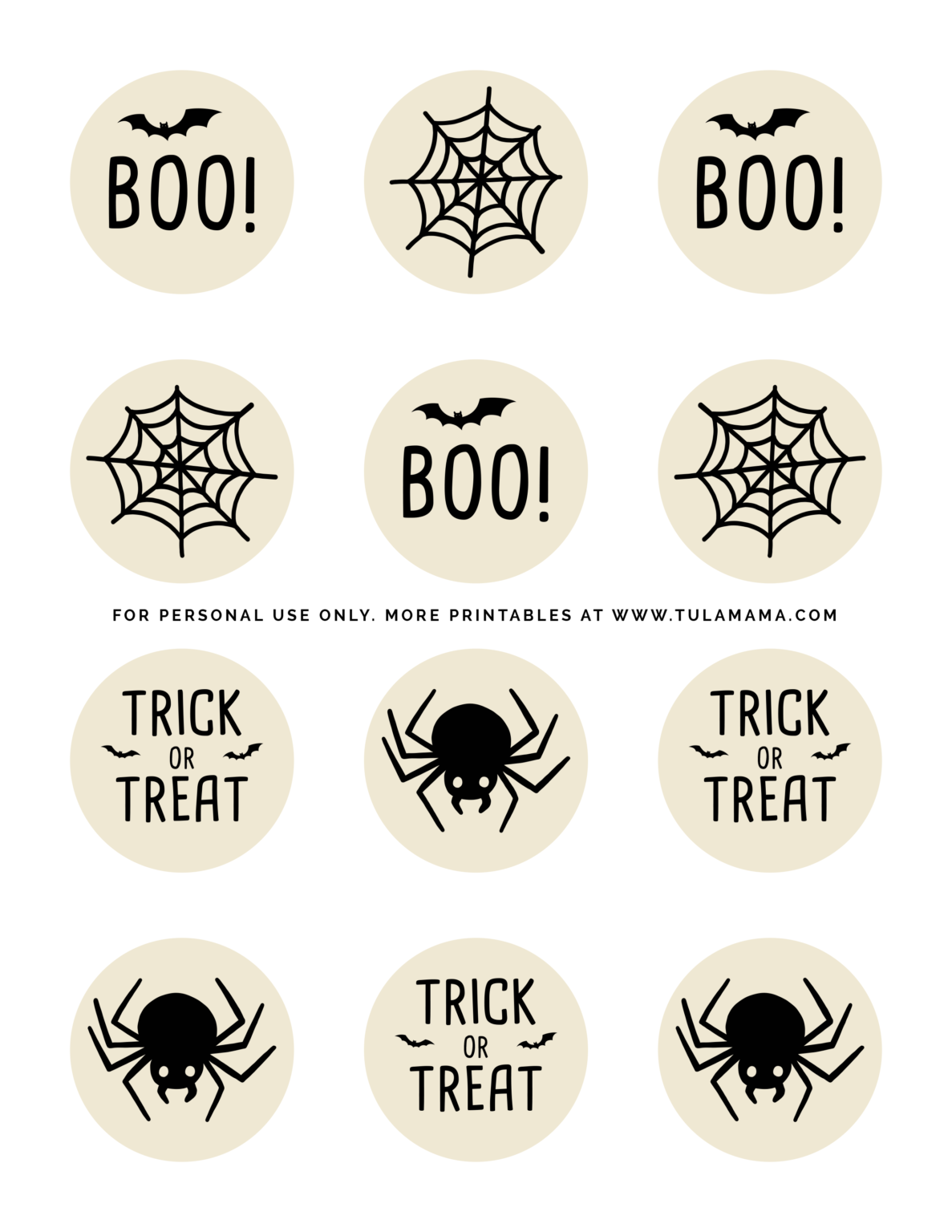 The Cutest Halloween Gift Tags | Free Printable - Tulamama