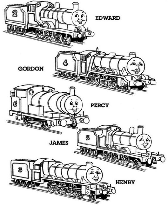 Free & Easy To Print Thomas the Train Coloring Pages - Tulamama