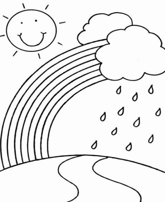 Free & Easy To Print Weather Coloring Pages - Tulamama