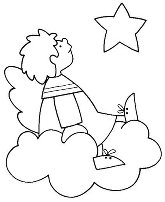 Free & Easy To Print Angel Coloring Pages - Tulamama