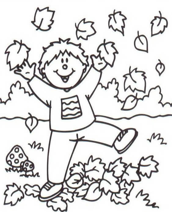 Free & Easy To Print Fall Coloring Pages - Tulamama