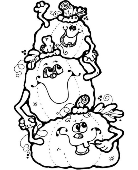 Free & Easy To Print Pumpkin Coloring Pages - Tulamama