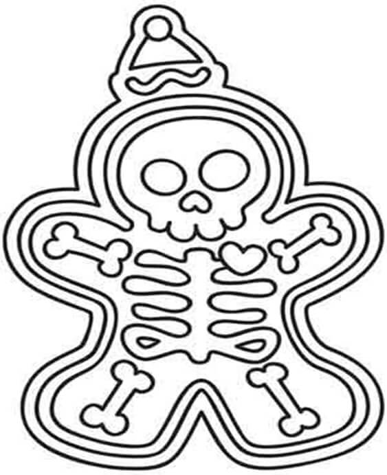 Free & Easy To Print Skeleton Coloring Pages - Tulamama