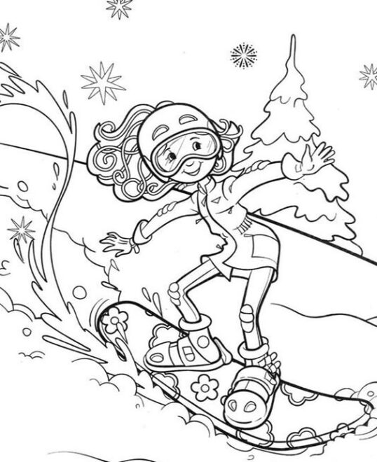 Free & Easy To Print Snow Coloring Pages - Tulamama