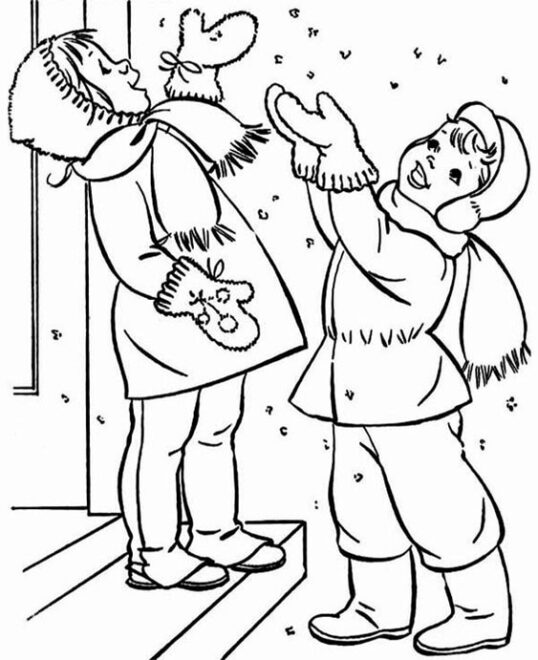 Free & Easy To Print Snow Coloring Pages - Tulamama