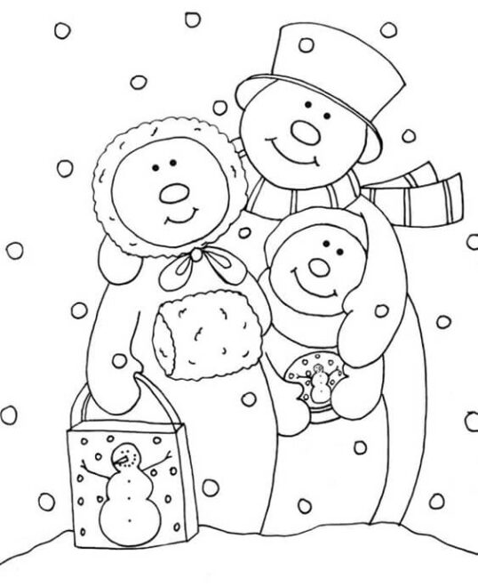 Free & Easy To Print Snow Coloring Pages - Tulamama