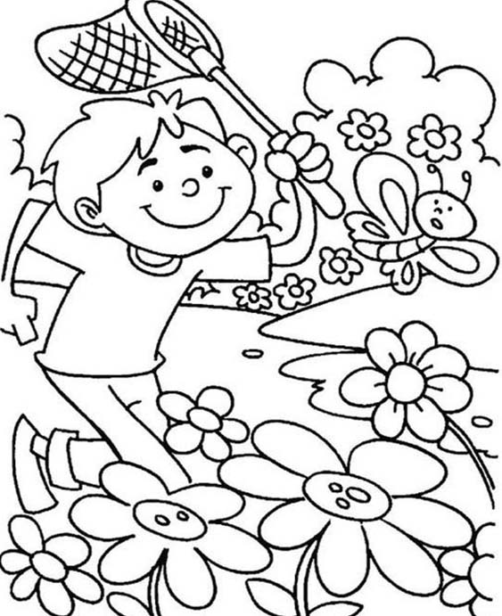 Free & Easy To Print Spring Coloring Pages - Tulamama