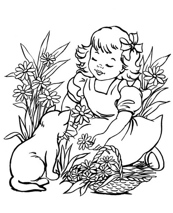 Free & Easy To Print Spring Coloring Pages - Tulamama